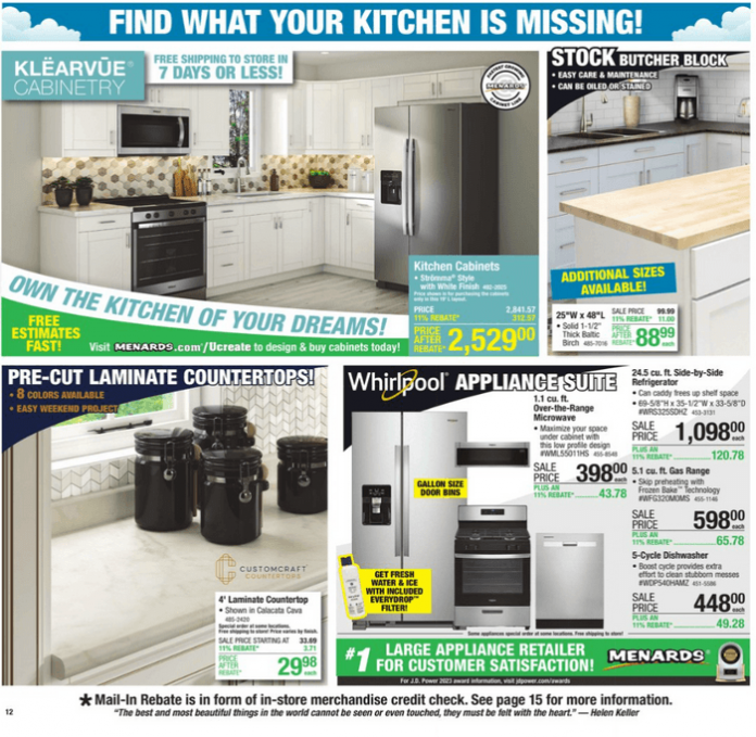 Menards Weekly Ad Apr 11 – Apr 21, 2024