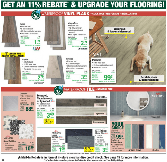 Menards Weekly Ad Apr 18 – Apr 28, 2024