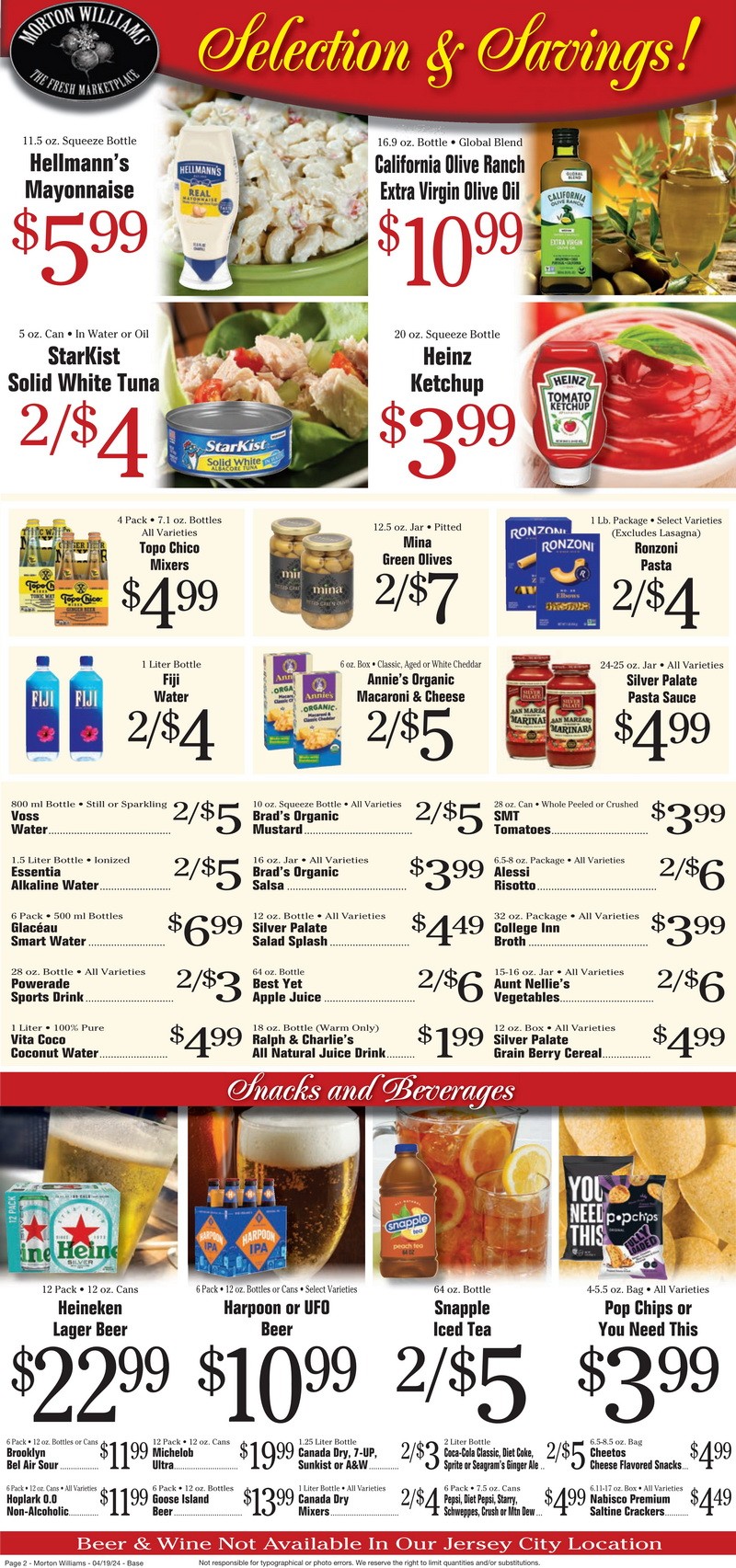 Morton Williams Weekly Ad Apr 19 – Apr 25, 2024