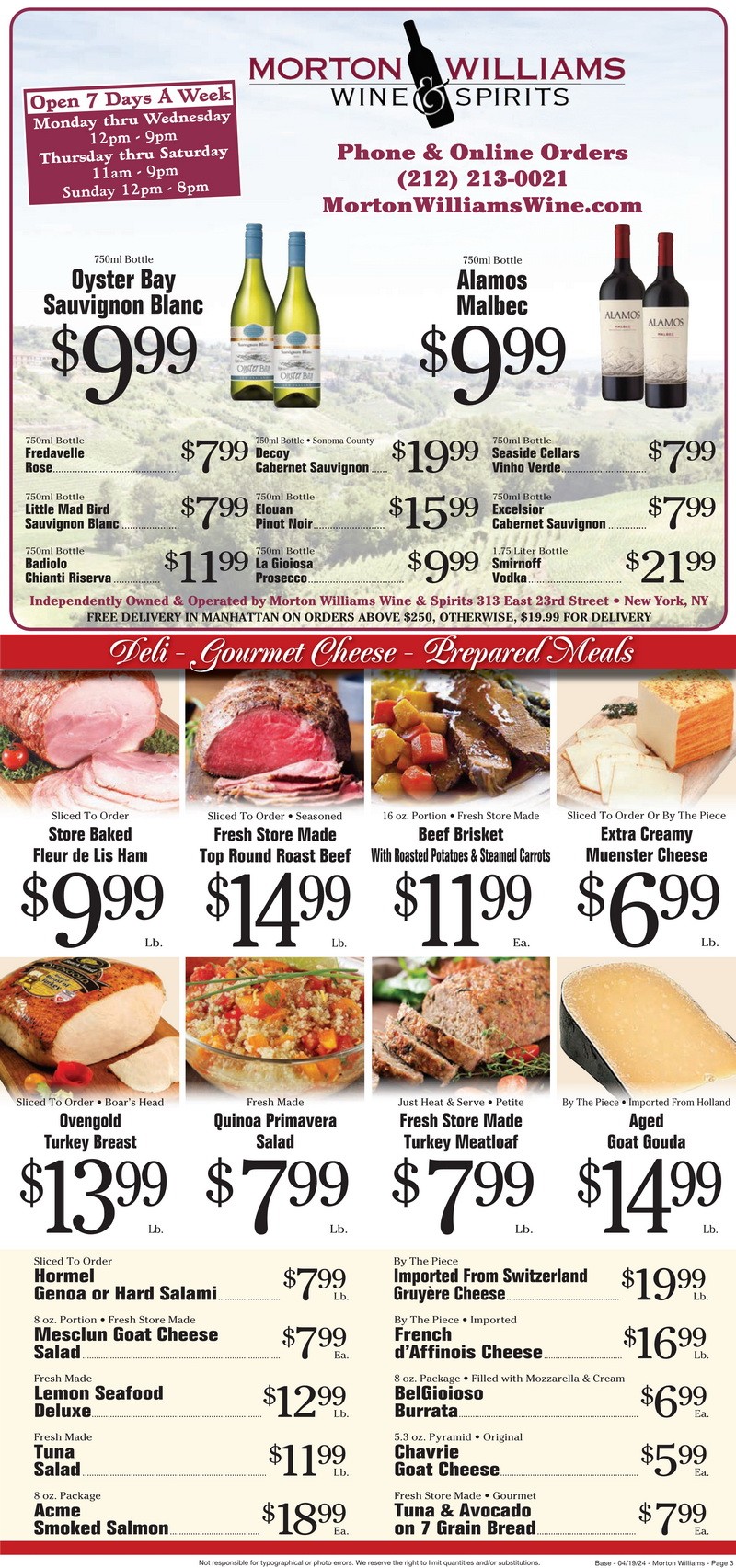 Morton Williams Weekly Ad Apr 19 – Apr 25, 2024