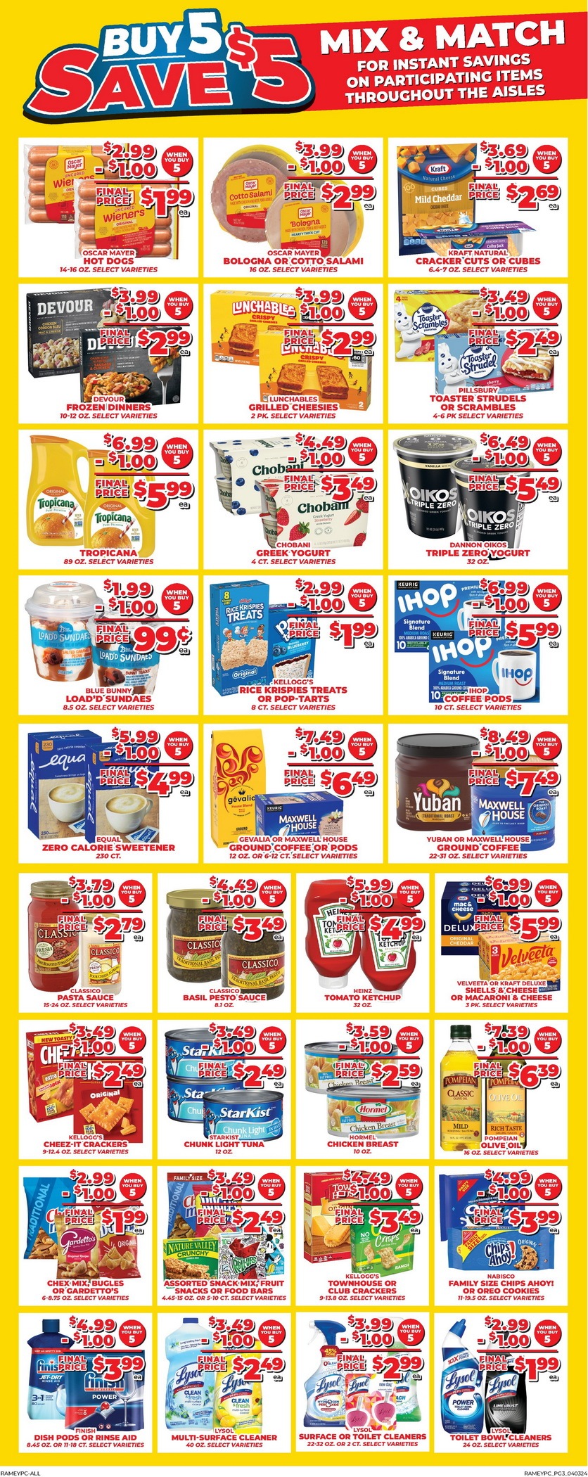 Price Cutter Weekly Ad Apr 03 – Apr 09, 2024