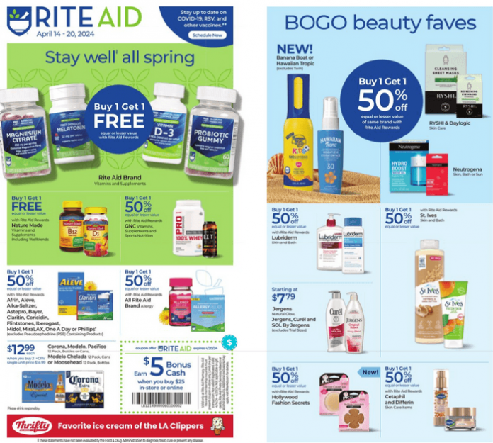 Rite Aid Weekly Ad Apr 14 – Apr 20, 2024