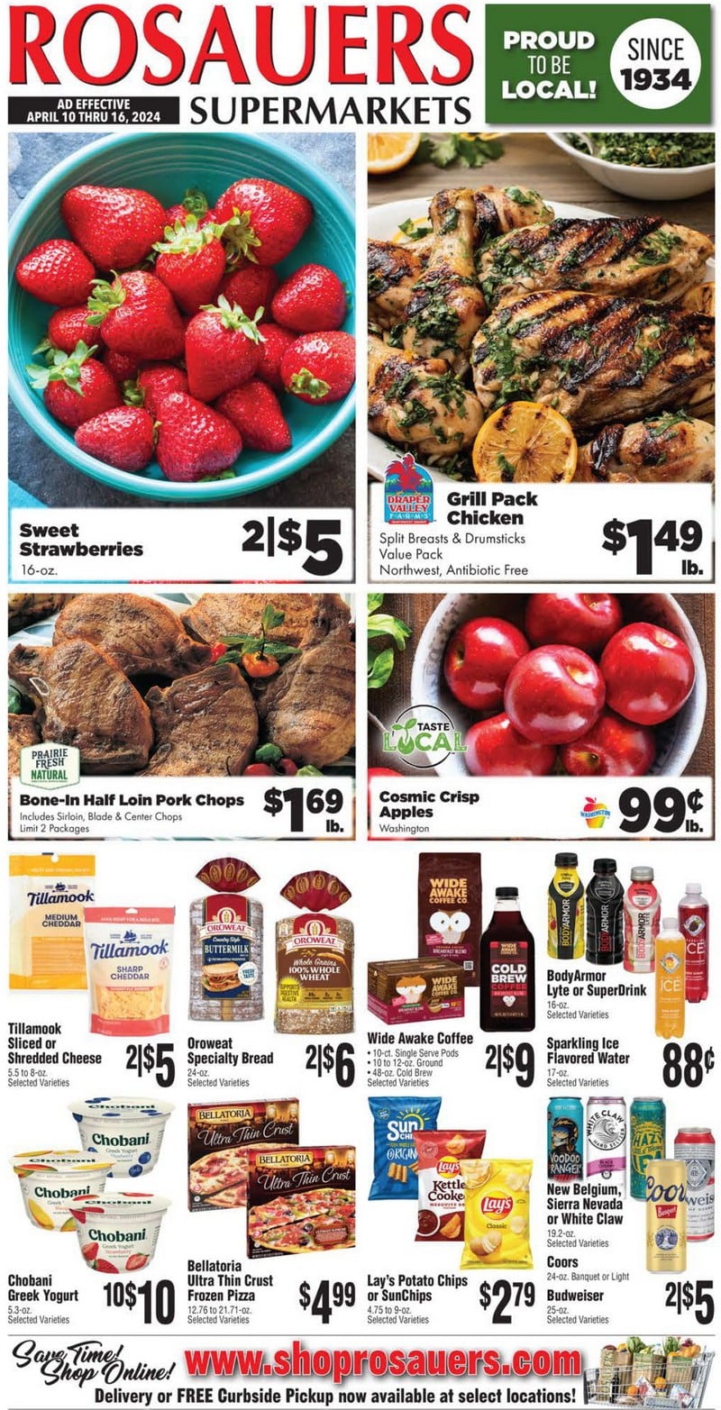 Rosauers Weekly Ad Apr 10 – Apr 16, 2024