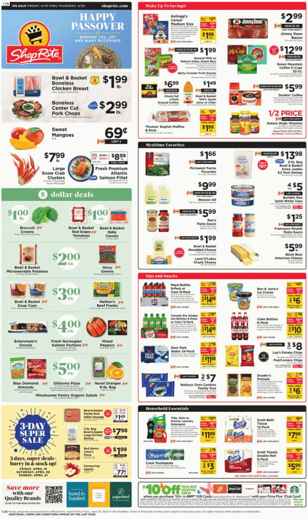 ShopRite Weekly Ad Apr 19 – Apr 25, 2024