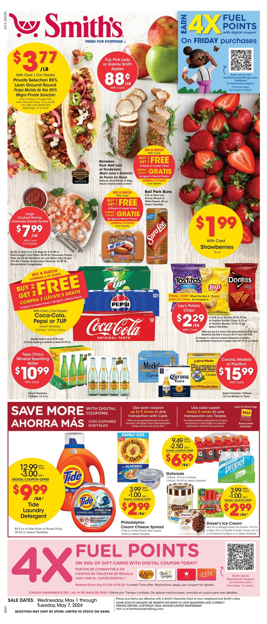 Smith's Food and Drug Weekly Ad May 01 – May 07, 2024