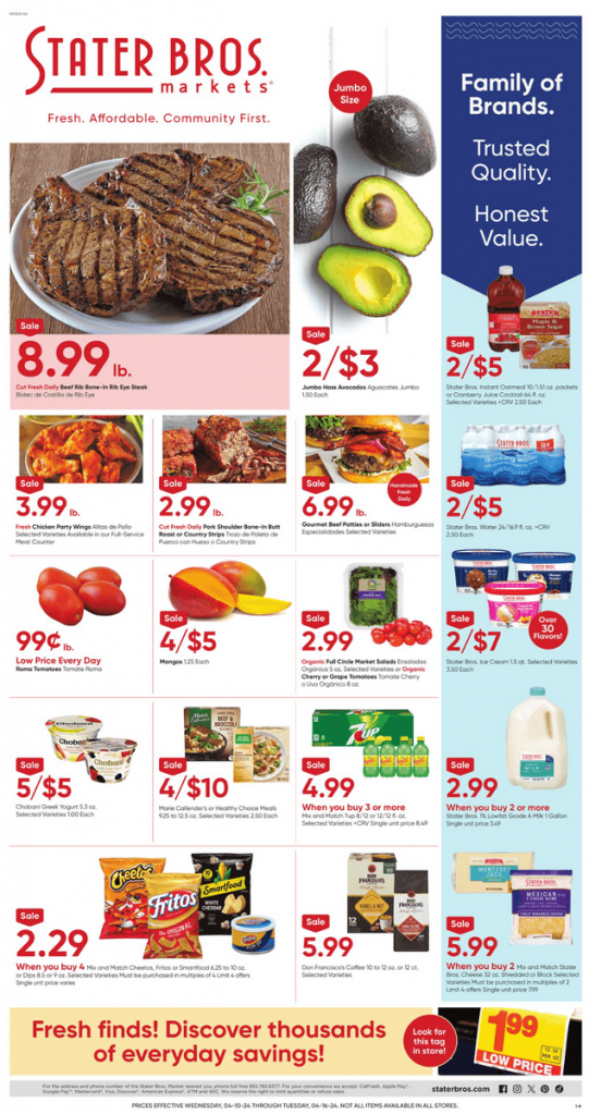 Stater Bros Weekly Ad Apr 10 – Apr 16, 2024