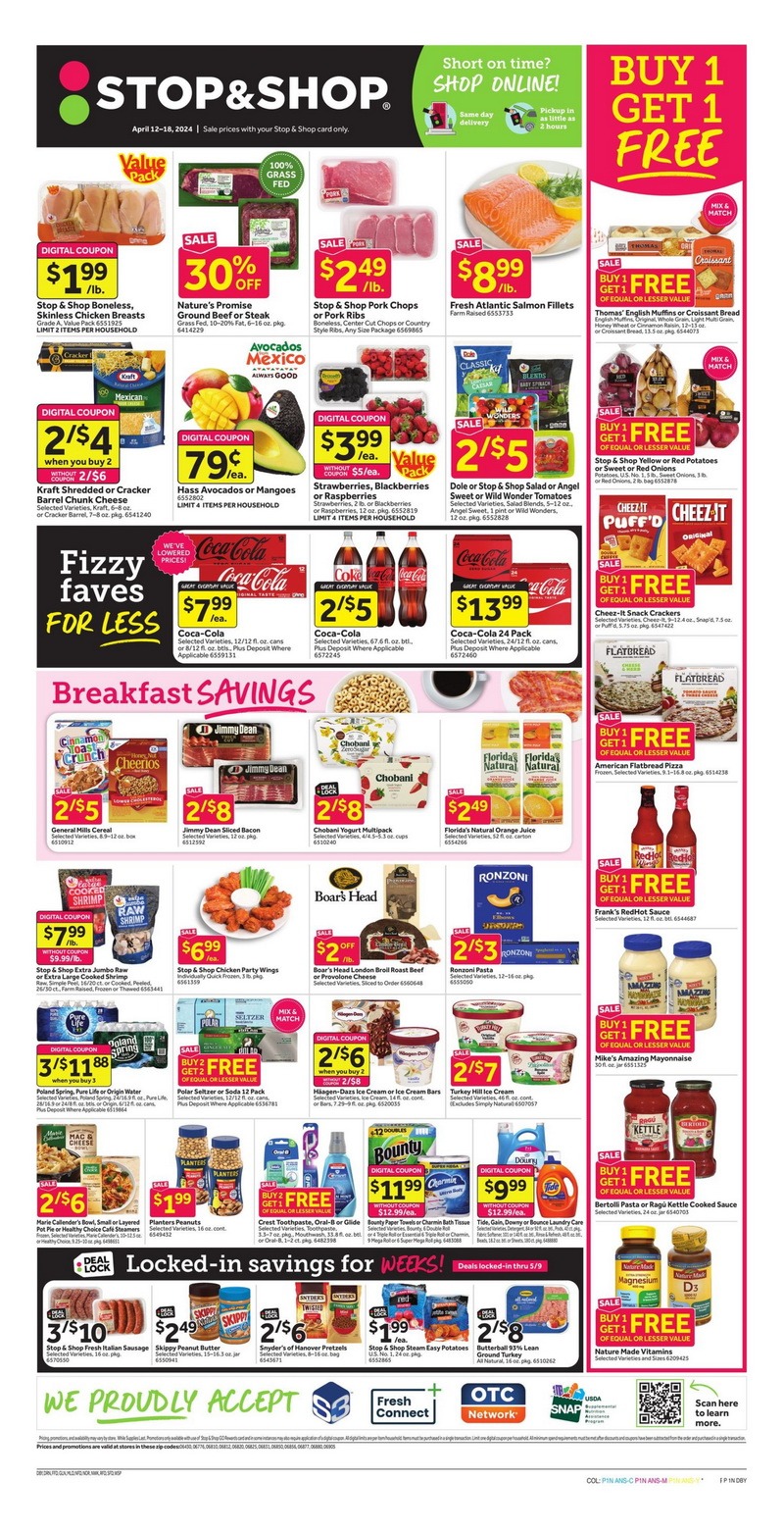 Stop & Shop Weekly Ad Apr 12 – Apr 18, 2024