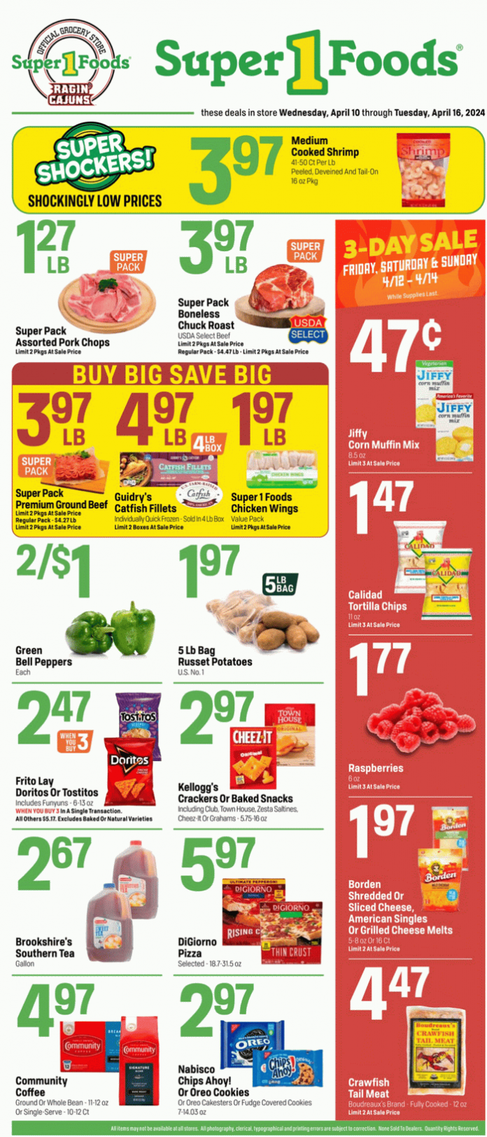 Super 1 Foods Weekly Ad Apr 10 – Apr 16, 2024