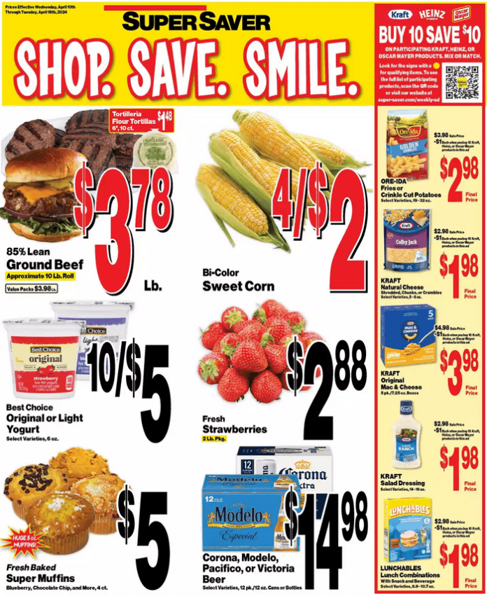 Super Saver Weekly Ad Apr 10 – Apr 16, 2024