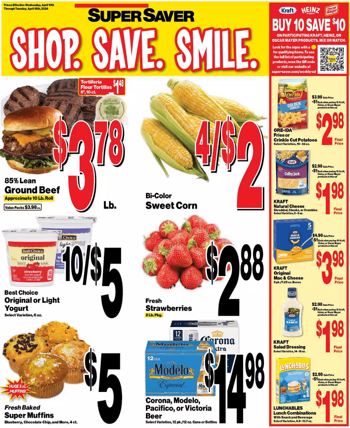 Super Saver Weekly Ad Apr 10 – Apr 16, 2024