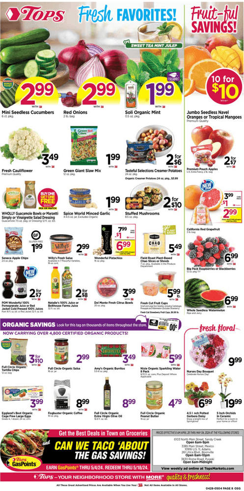 Tops Weekly Ad Apr 28 – May 04, 2024