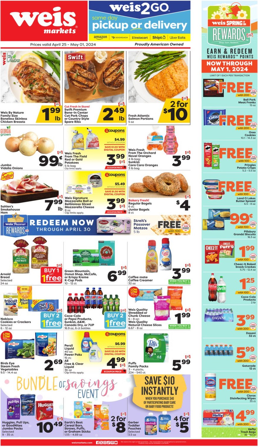 Weis Markets Weekly Ad Apr 25 – May 01, 2024