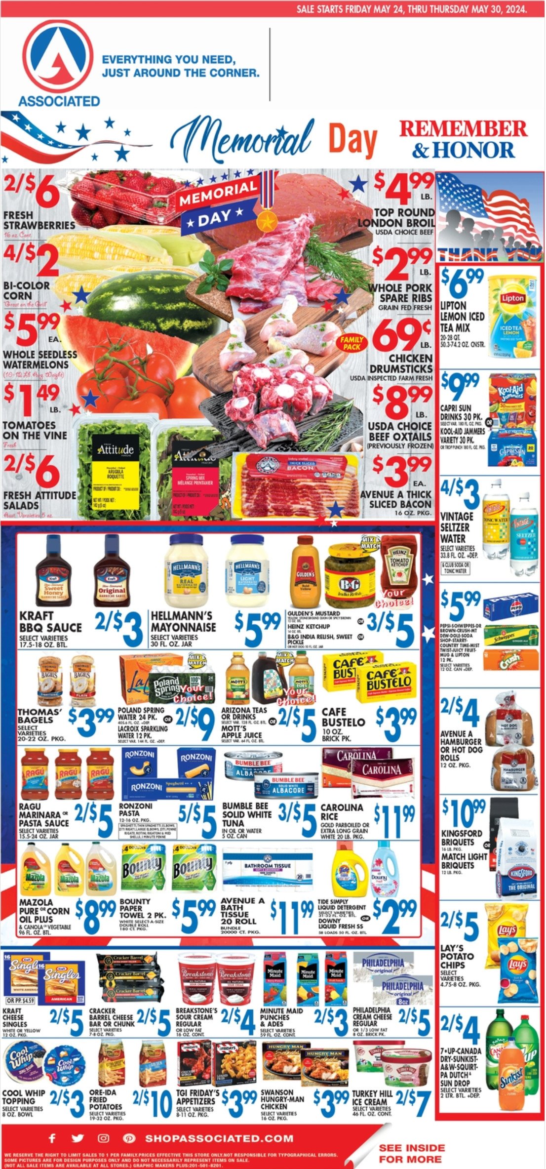 Associated Supermarkets Weekly Ad May 24 – May 30, 2024 (Memorial Day ...
