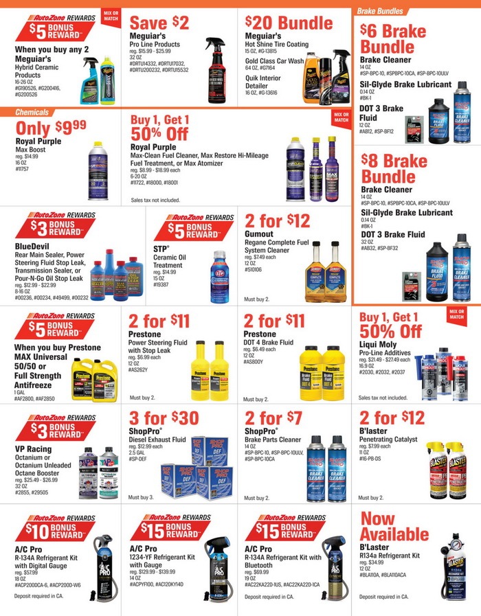 AutoZone Monthly Ad May 28 – Jun 24, 2024