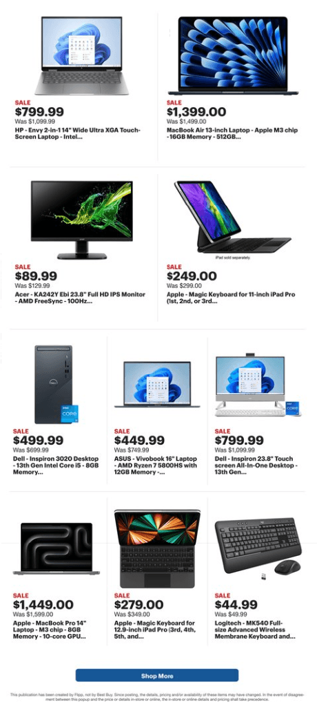 Best Buy Weekly Ad May 07 – May 13, 2024