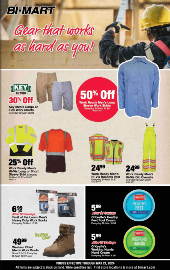 Bi-Mart Weekly Ad May 09 – May 21, 2024