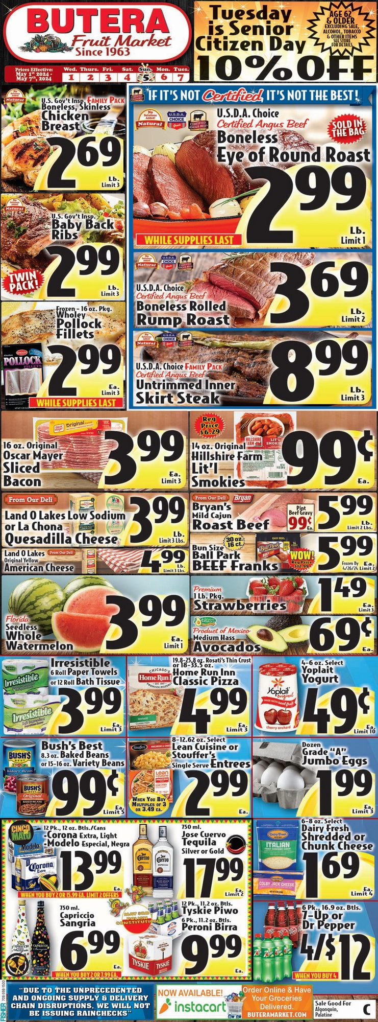 Butera Weekly Ad May 01 – May 07, 2024