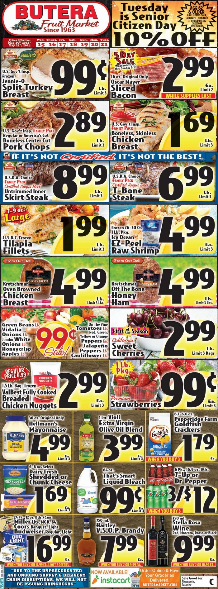 Butera Weekly Ad May 15 – May 21, 2024
