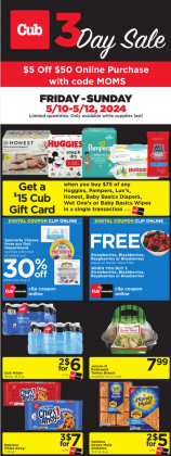 Cub Foods Three-Day Ad May 10 – May 12, 2024
