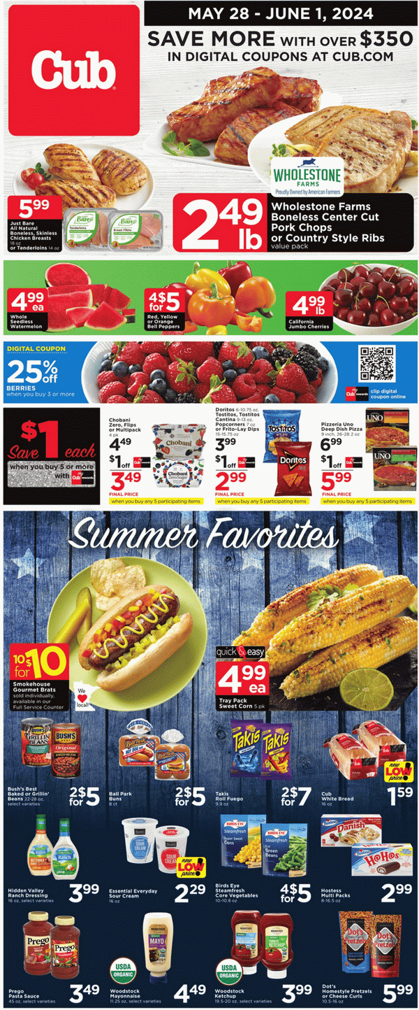 Cub Foods Weekly Ad May 28 – Jun 01, 2024