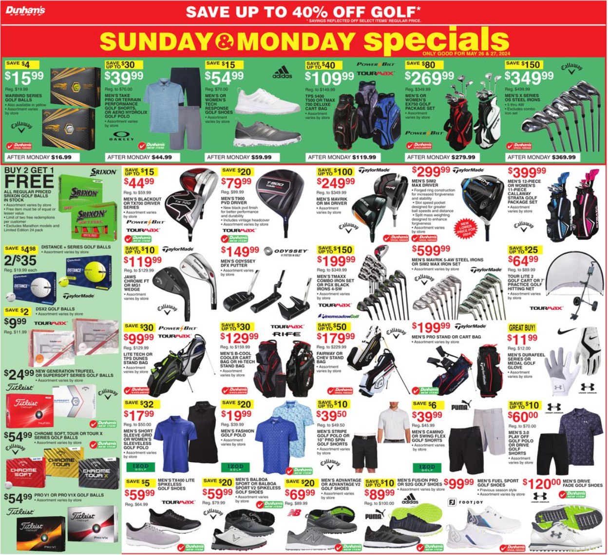Dunham's Sports Weekly Ad May 25 – May 30, 2024