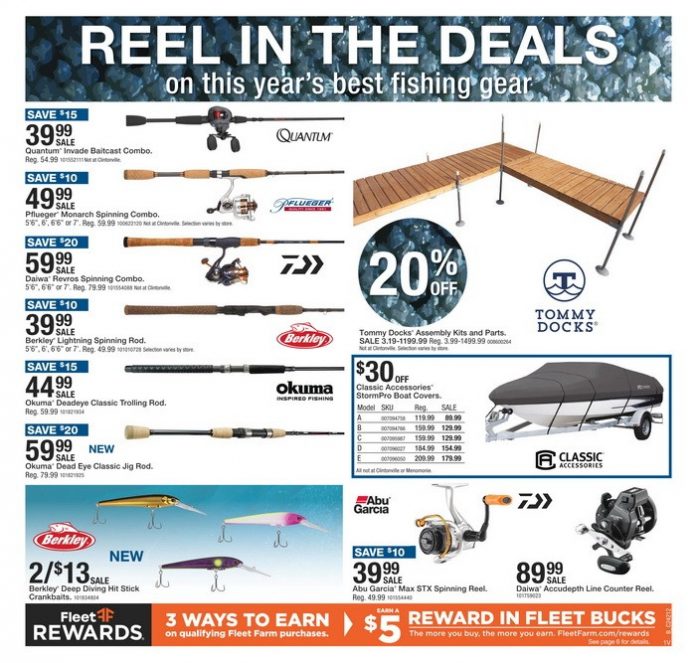 Fleet Farm Fishing Gear Sale May 16 – May 22, 2024