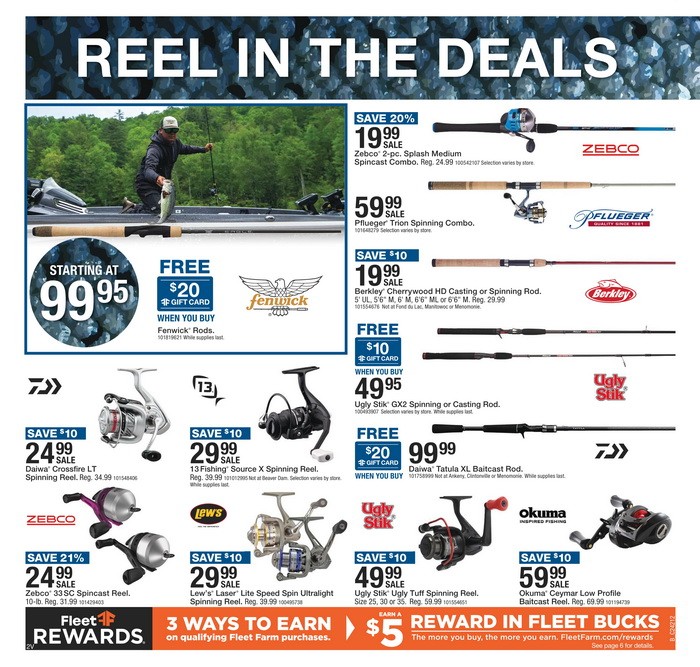 Fleet Farm Fishing Gear Sale May 16 – May 22, 2024