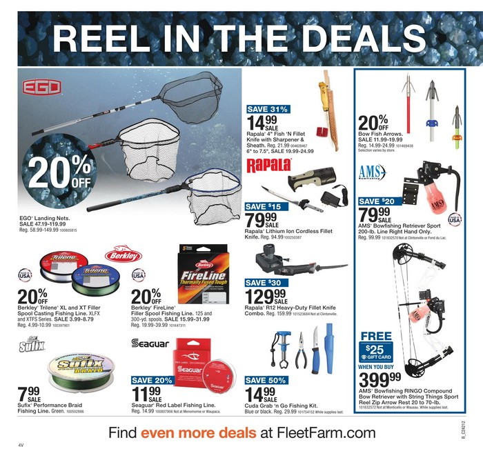 Fleet Farm Fishing Gear Sale May 16 – May 22, 2024
