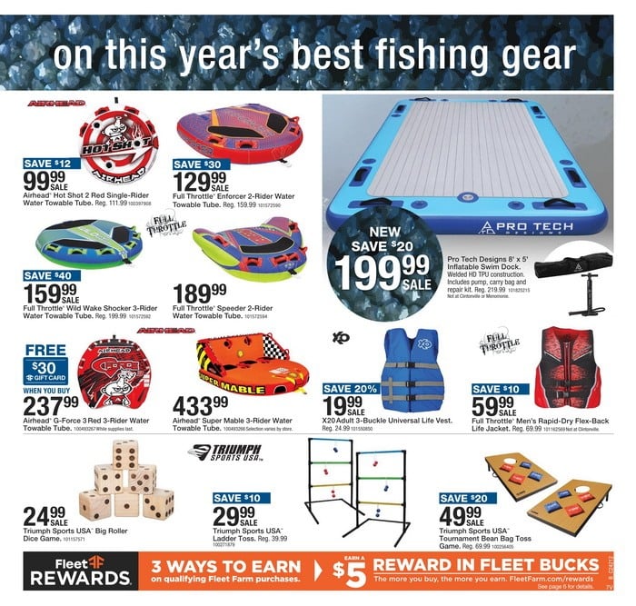 Fleet Farm Fishing Gear Sale May 16 – May 22, 2024