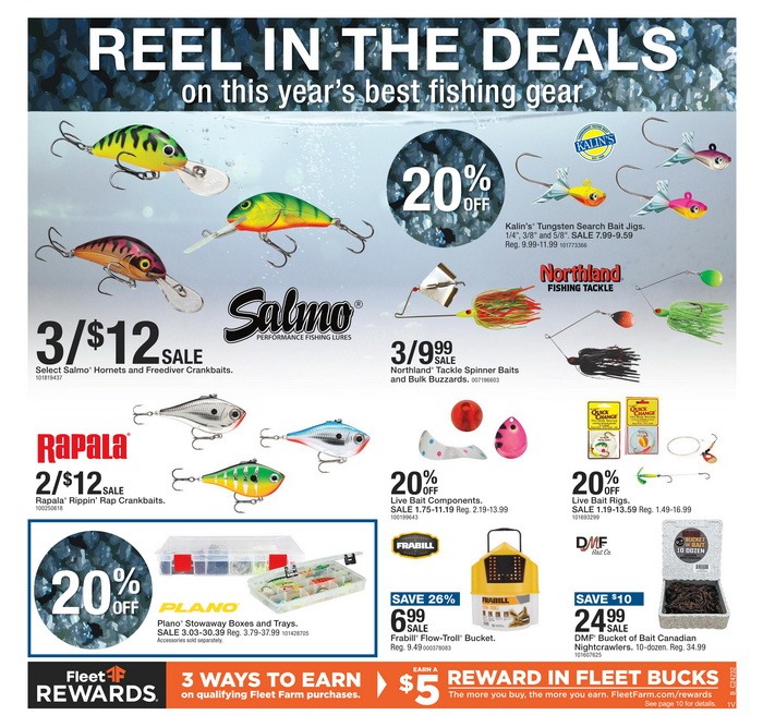 Fleet Farm Fishing Gear Sale May 30 – Jun 05, 2024