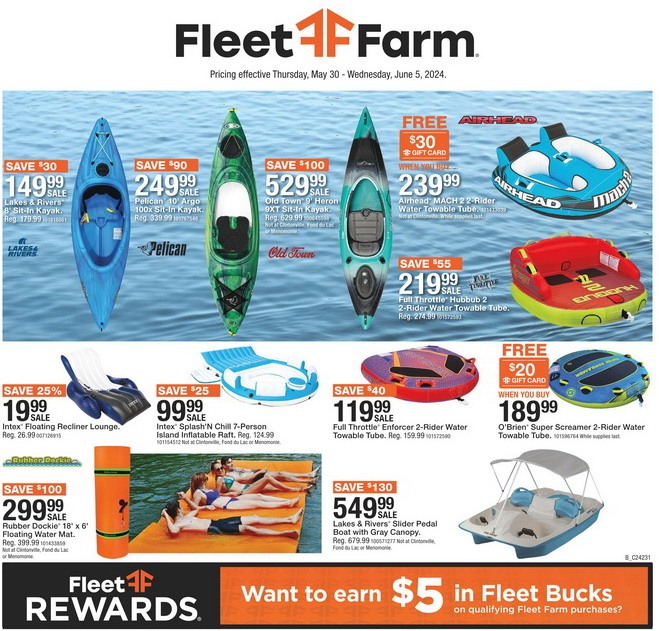 Fleet Farm Weekly Ad May 30 – Jun 05, 2024