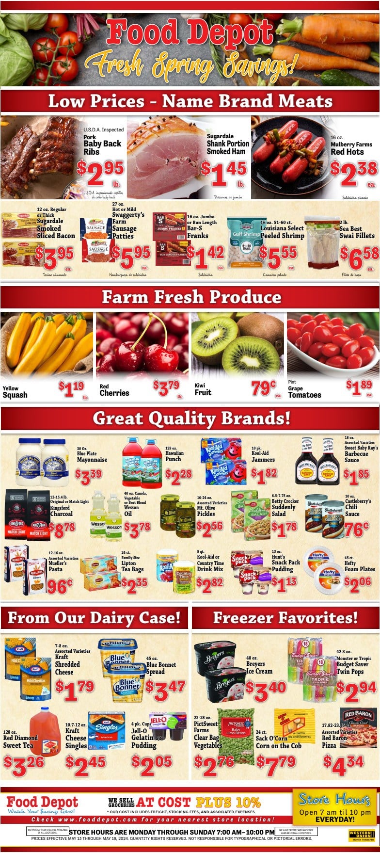Food Depot Weekly Ad May 13 – May 19, 2024