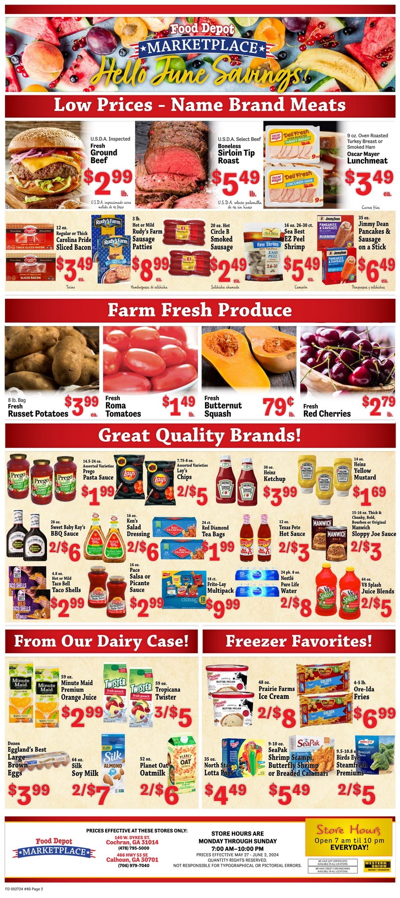 Food Depot Weekly Ad May 27 – Jun 02, 2024
