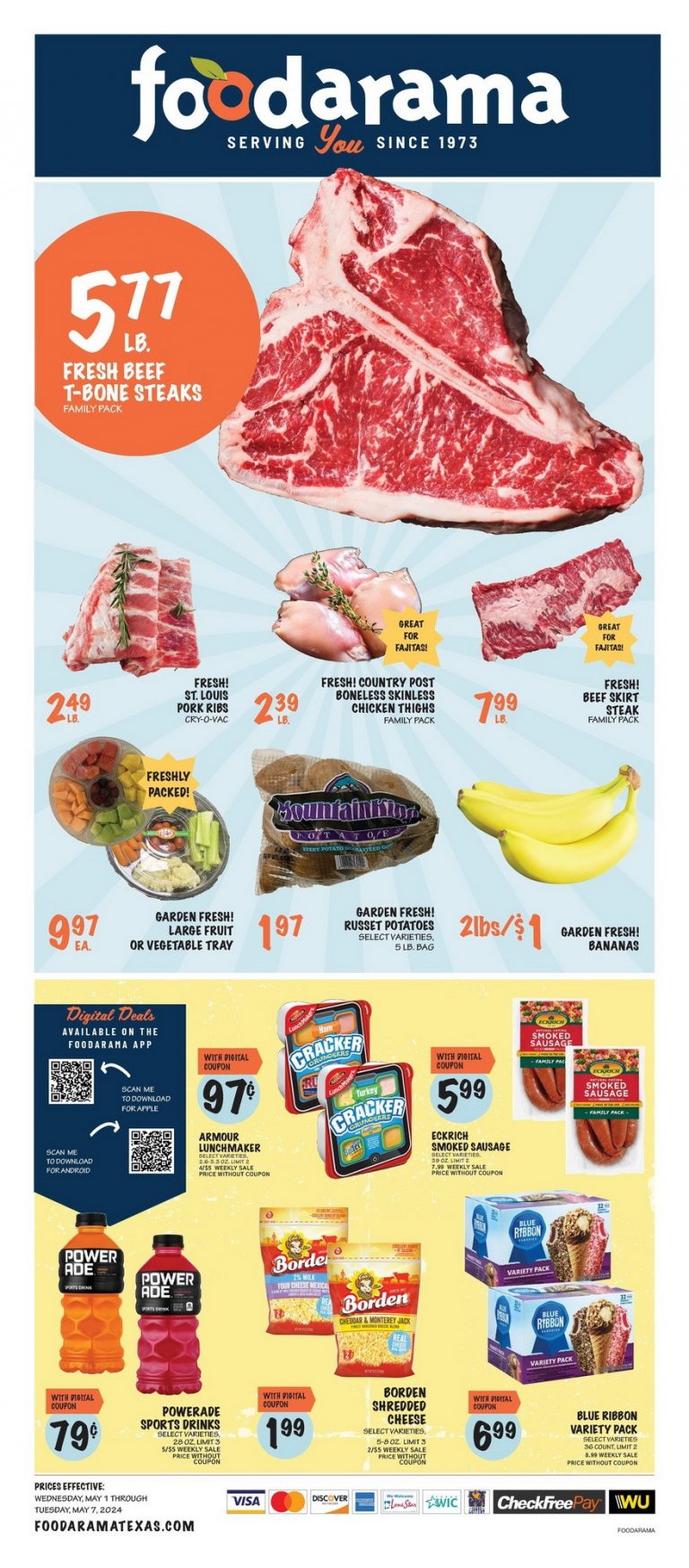 Foodarama Weekly Ad May 01 – May 07, 2024