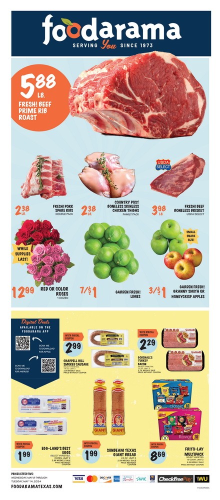 Foodarama Weekly Ad May 08 – May 14, 2024