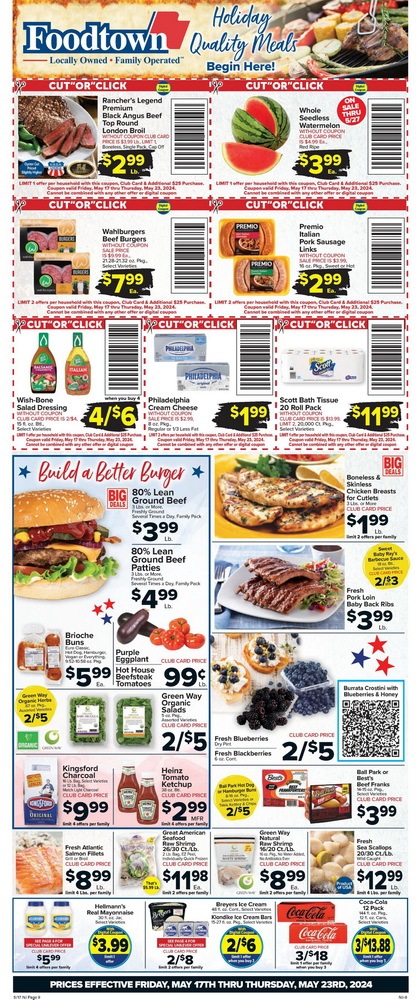 Foodtown Weekly Ad May 17 – May 23, 2024