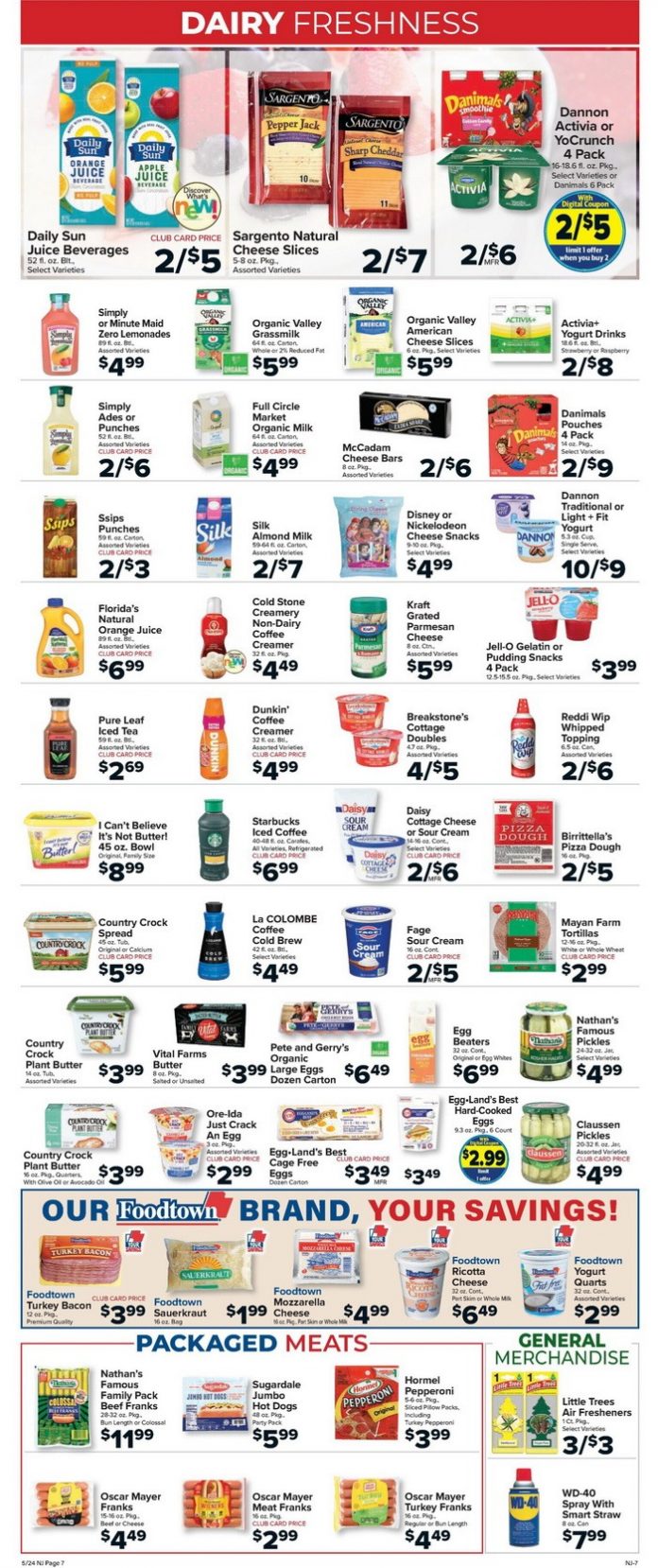 Foodtown Weekly Ad May 24 – May 30, 2024 (Memorial Day Promotion Included)