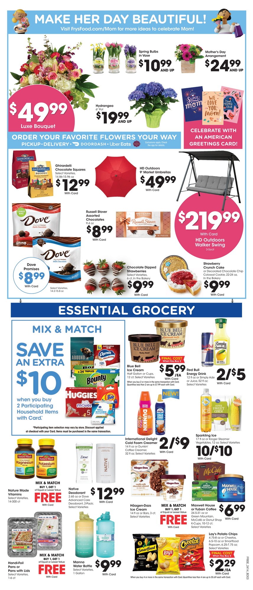 Fry's Food Weekly Ad May 08 – May 14, 2024 (Mother's Day Promotion Included)