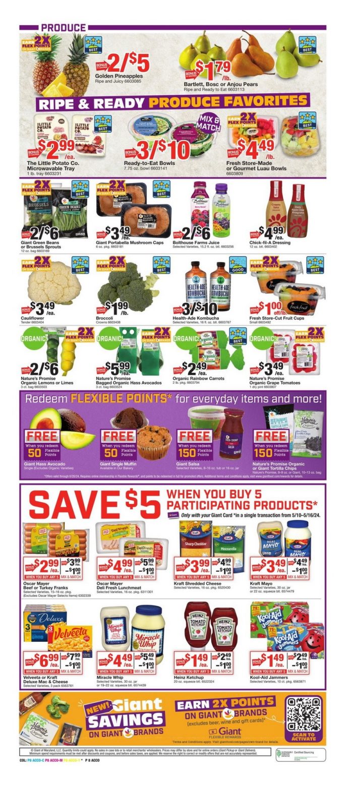 Giant Food Weekly Ad May 10 – May 16, 2024 (Mother's Day Promotion ...