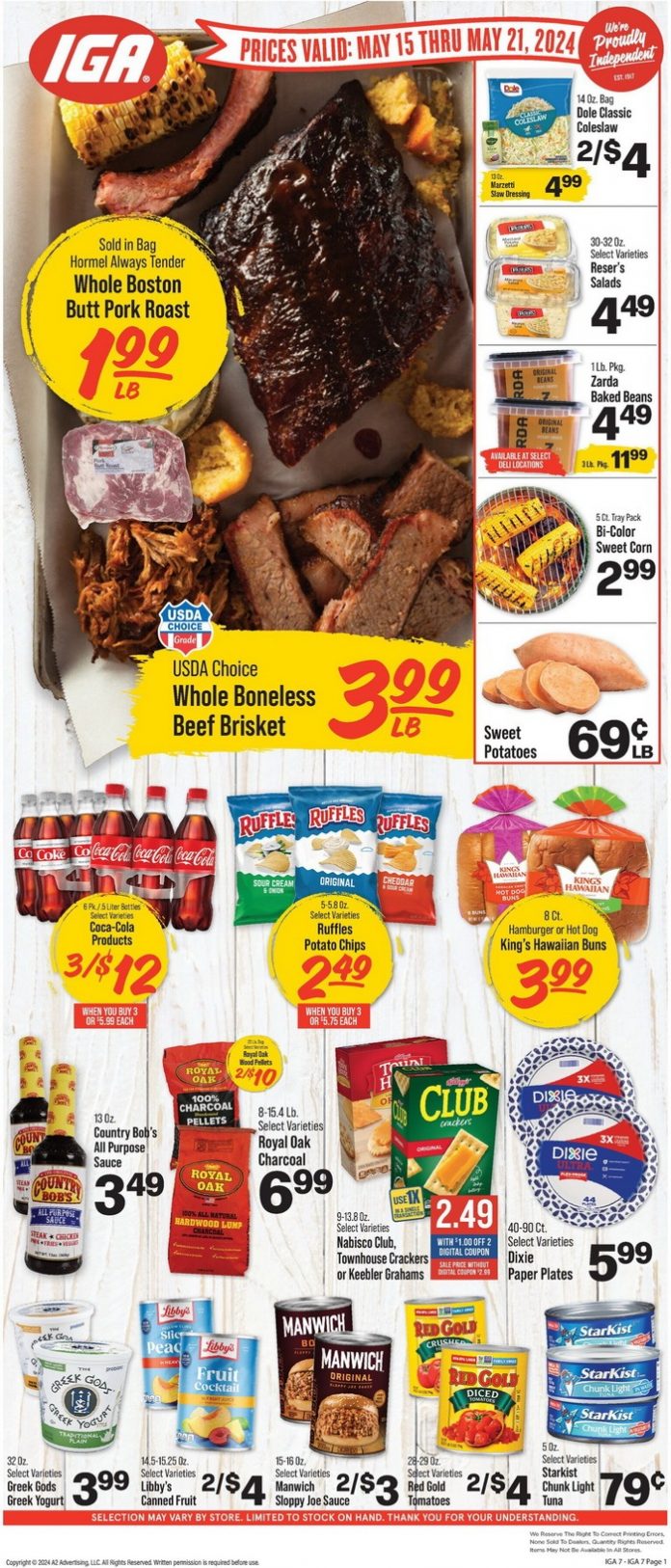 IGA Weekly Ad May 15 – May 21, 2024