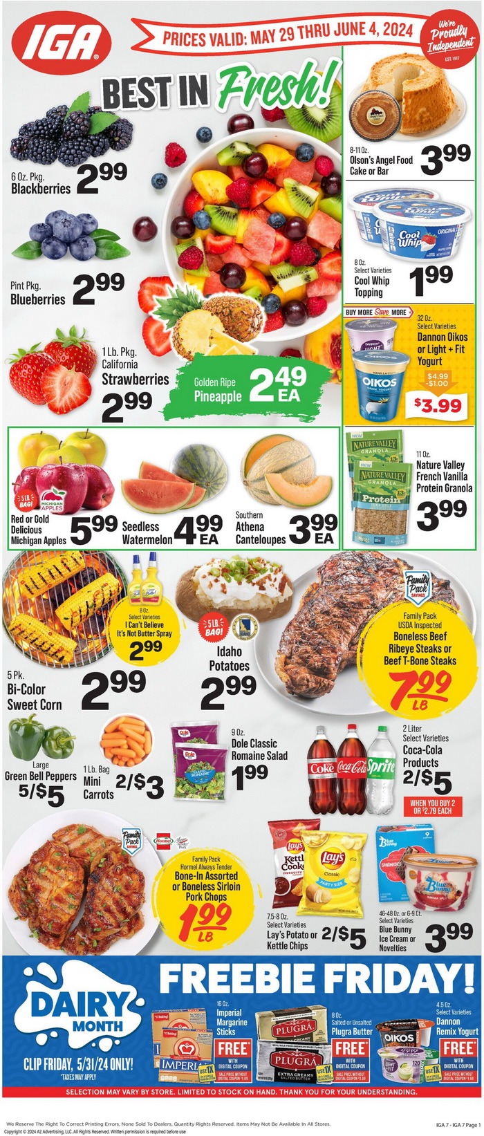IGA Weekly Ad May 29 – June 04, 2024