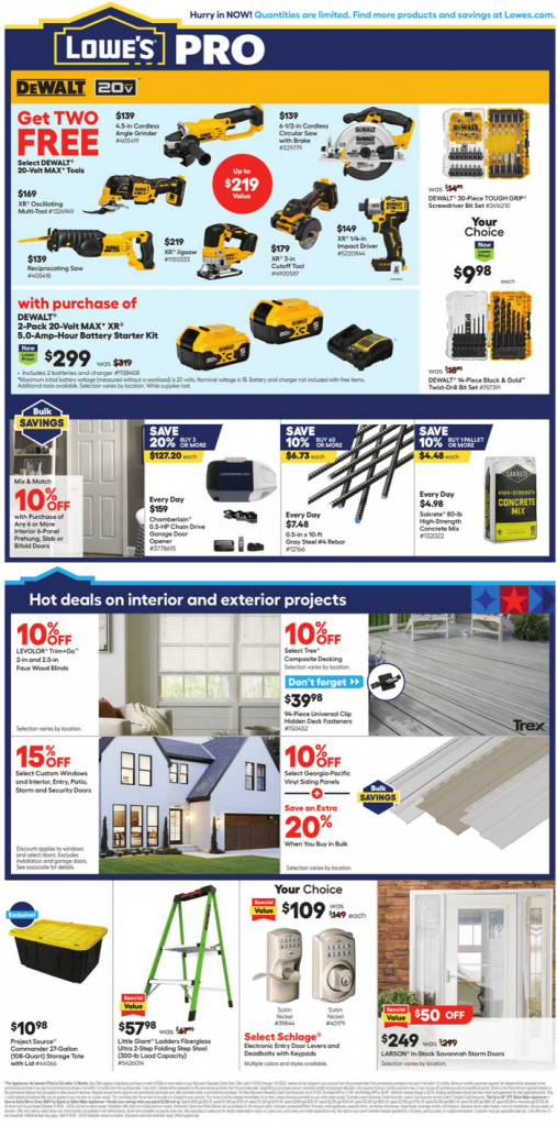 Lowe's Weekly Ad May 16 – May 29, 2024 (Memorial Day Promotion Included)