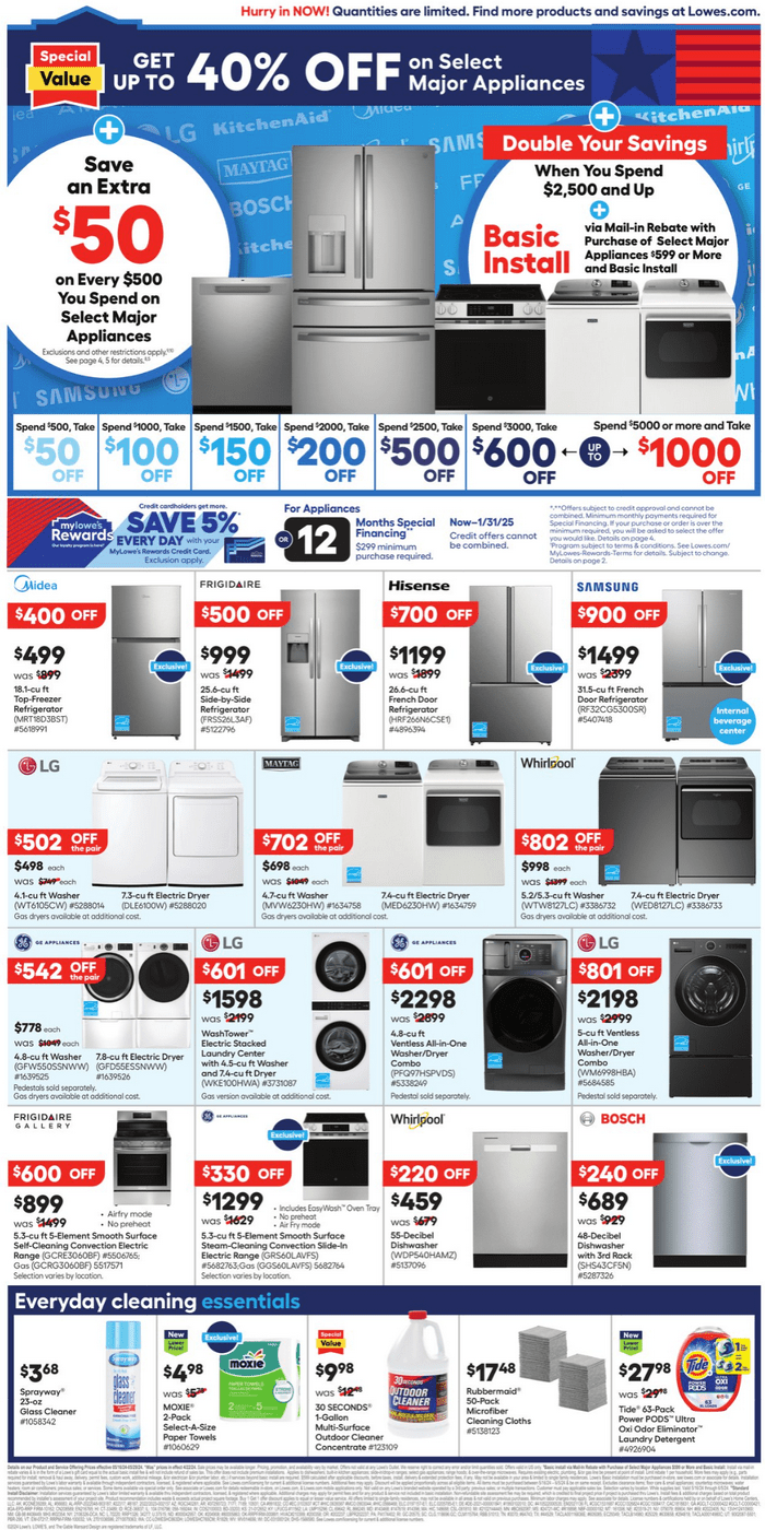 Lowe's Weekly Ad May 16 – May 29, 2024 (Memorial Day Promotion Included)