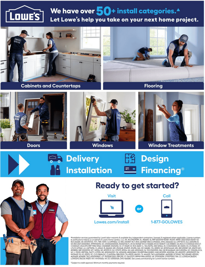 Lowe's Weekly Ad May 16 – May 29, 2024 (Memorial Day Promotion Included)