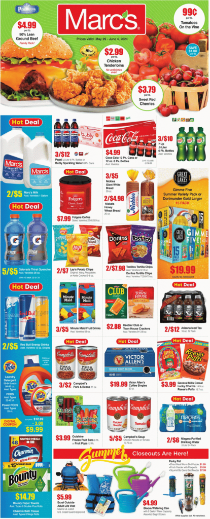 Marc's Weekly Ad May 29 – Jun 04, 2024