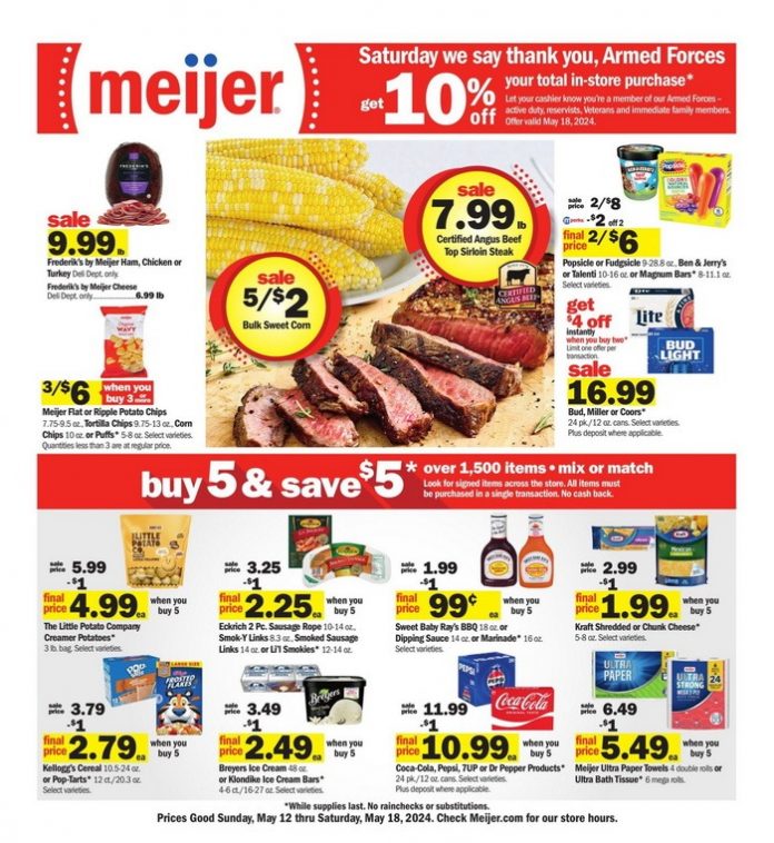 Meijer Weekly Ad May 12 – May 18, 2024