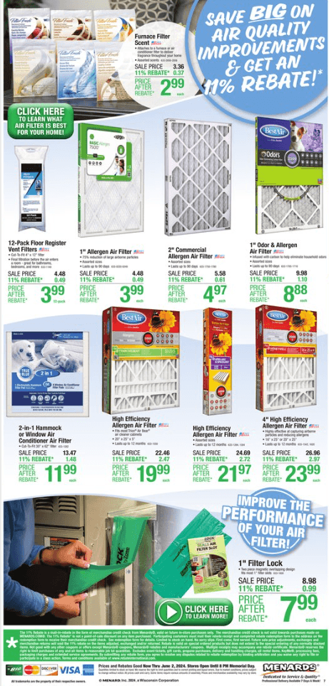 Menards Home Essential Ad May 22 – Jun 02, 2024