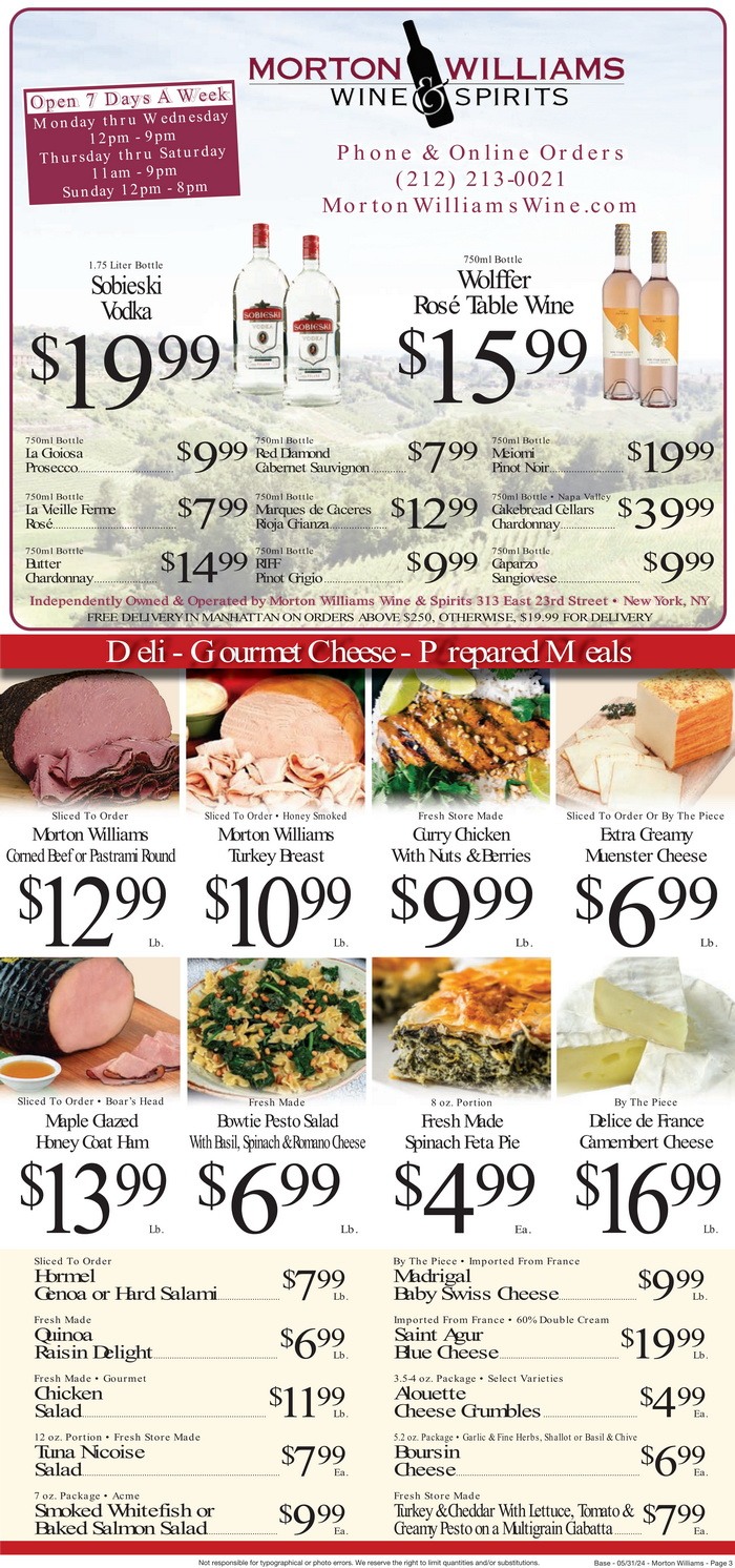 Morton Williams Weekly Ad May 31 – Jun 06, 2024