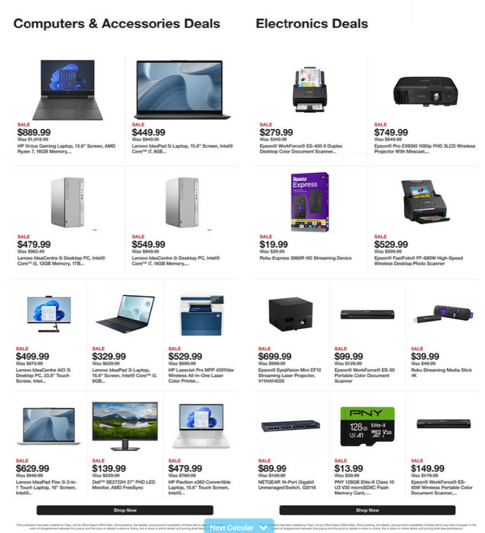 Office Depot Weekly Ad May 27 – Jun 02, 2024