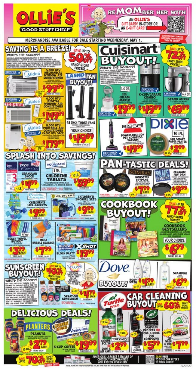 Ollie's Weekly Ad May 01 – May 08, 2024